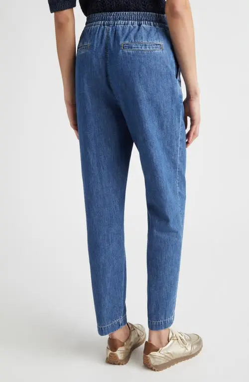 Eleventy Drawstring Waist Ankle Jeans