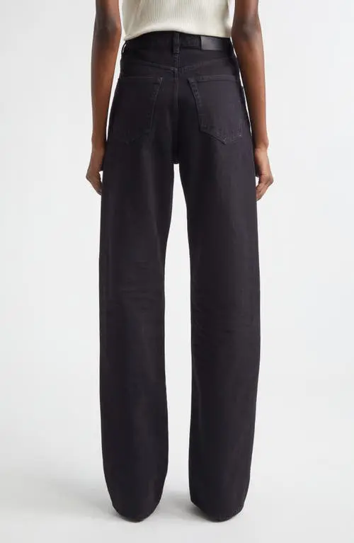 Saint Laurent V-waist Wide Leg Jeans