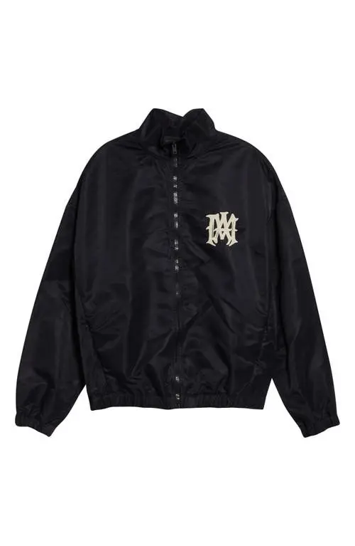 Amiri Hollywood Logo Appliqué Blouson Jacket - Black