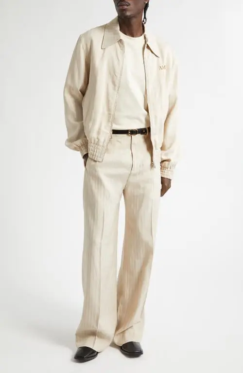 Amiri Stripe Blouson Jacket - Alabaster Archived