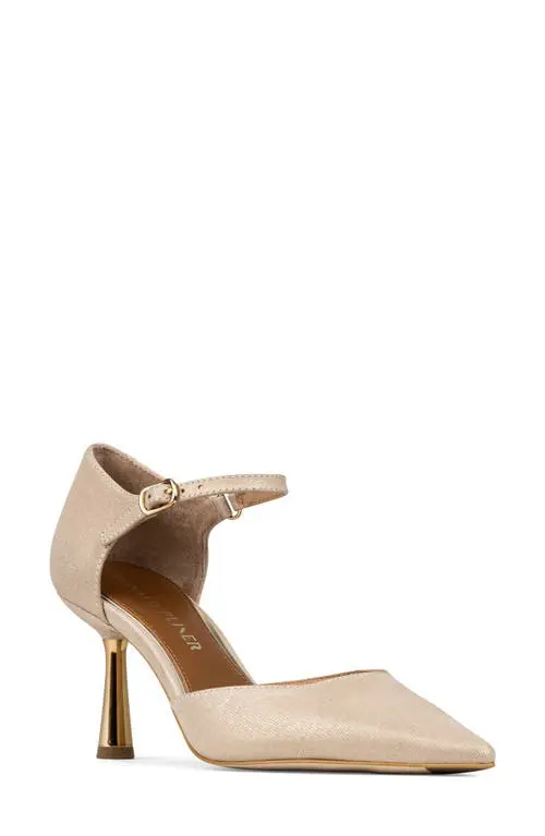 DONALD PLINER Epyc Pointed Toe Pump - Platino