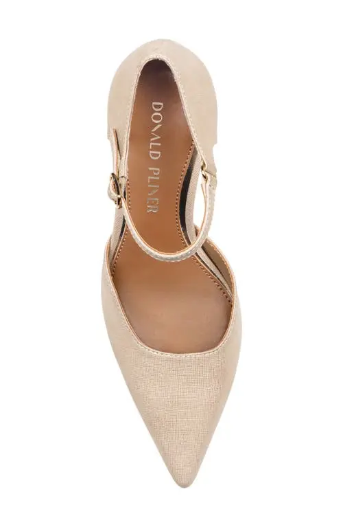 DONALD PLINER Epyc Pointed Toe Pump - Platino