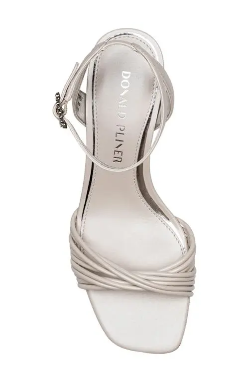 DONALD PLINER Ilya Ankle Strap Sandal - Pearl