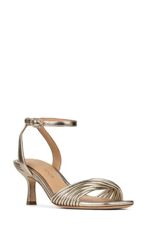 DONALD PLINER Ilya Ankle Strap Sandal - Platinum