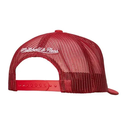 Mitchell & Ness Red Detroit Red Wings Gridlock Trucker Adjustable Hat