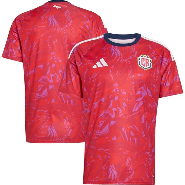 Adidas Costa Rica National Team Fifa X World Cup 2026 Home Replica Jersey - Red