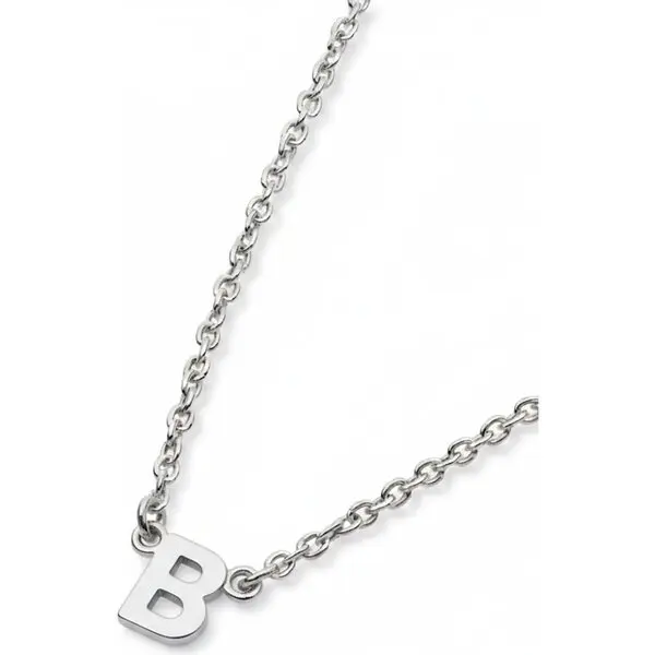 OAK & LUNA Inez Initial Necklacesterling Silver 925 - Letter B