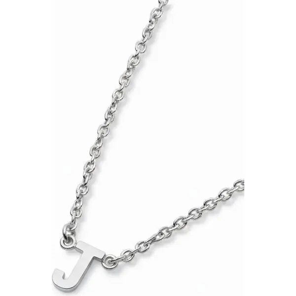 OAK & LUNA Inez Initial Necklacesterling Silver 925 - Letter J