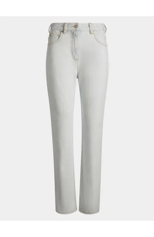 Bally Denim Pants In Cotton - Blue
