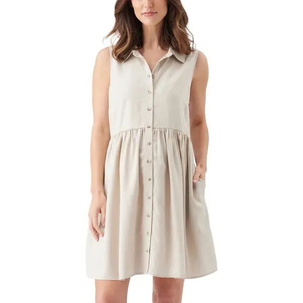 RIPE MATERNITY Chloe Tencel Dress - Sand