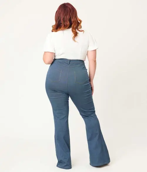 Unique Vintage 1970s Flare Pants