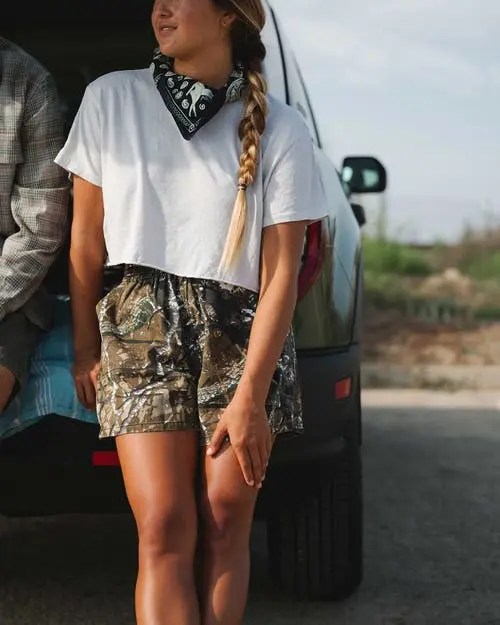ARIKO Gender Inclusive Day Shorts - Real Tree Camo