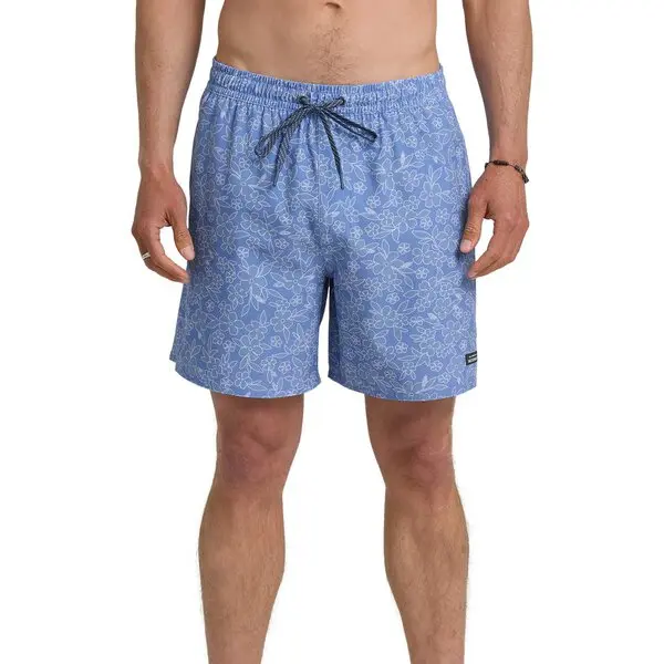 Quiksilver Mix Pack Volley 17 Shorts - Blue Shadow