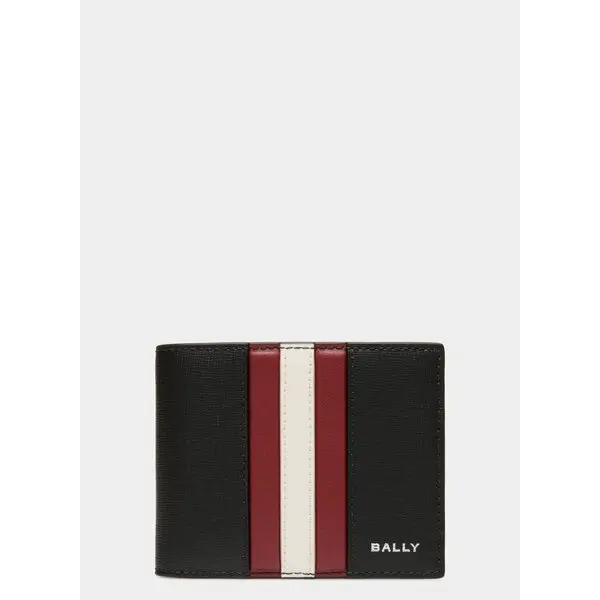 Bally Mythos Bifold - Black+red/bone+pall