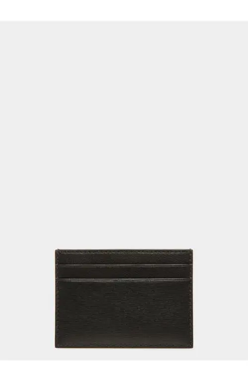 Bally Mythos Card Holder - Black+red/bone+pall