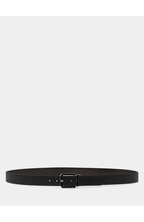 Bally Beryl 35 Mm Adjustable And Reversible Belt - Black/ebano+pal
