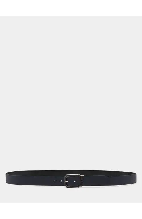 Bally Beryl 35 Mm Adjustable And Reversible Belt - Peacoat/black+pall