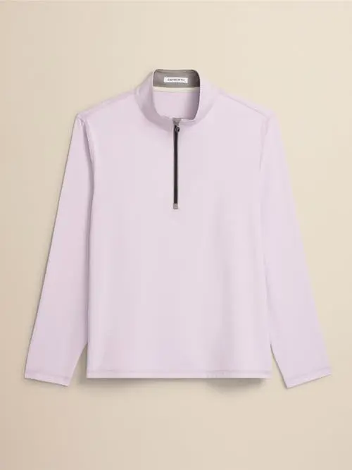 ASHWORTH GOLF La Jolla 1/4 Zip - Lavender Fog Heather