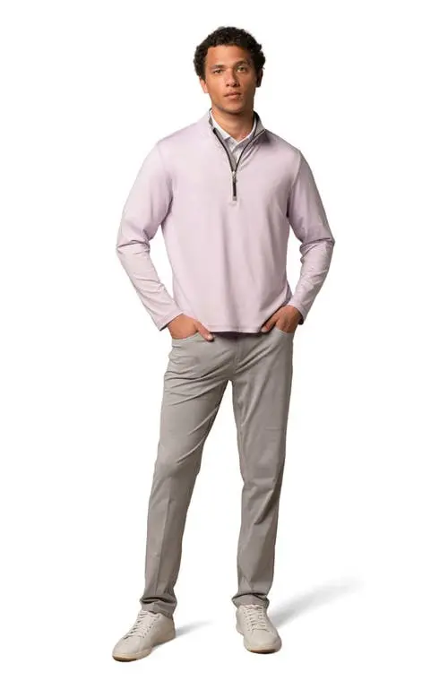 ASHWORTH GOLF La Jolla 1/4 Zip Outerwear - Lavender Fog Heather