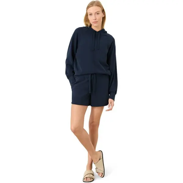 PACT Cloudknit Curved Hem Short - Navy Blue