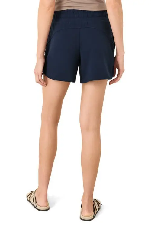 PACT Cloudknit Curved Hem Short - Navy Blue