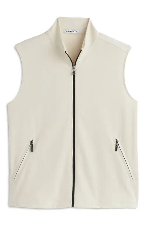 ASHWORTH GOLF Tech Stretch Vest - Bone