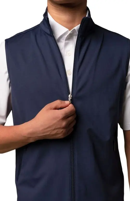 ASHWORTH GOLF Tech Stretch Vest - Driver Navy
