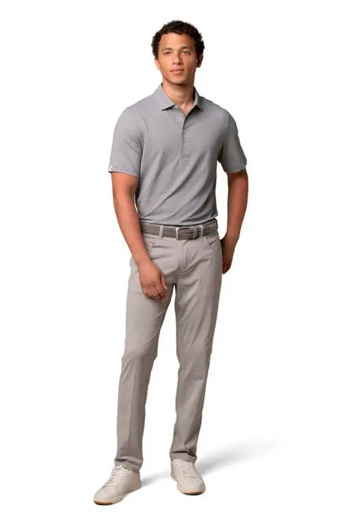 ASHWORTH GOLF Houndstooth Polo