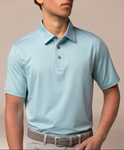 ASHWORTH GOLF La Jolla Polo - Atlantis Heather