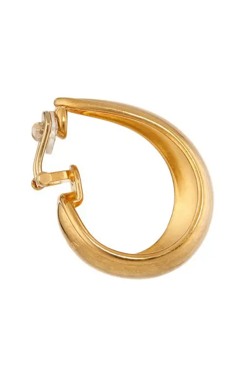Saint Laurent Gradient Bumpy Hoop Earrings