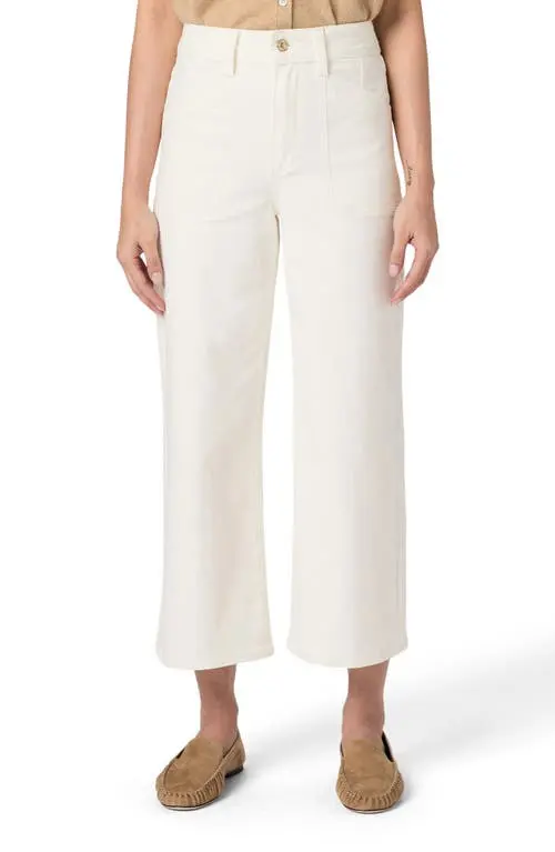 Paige Anessa High-waist Wide-leg Jeans - Tonal Ecru