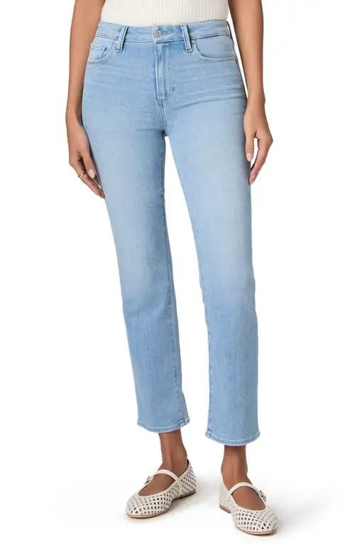 Paige Cindy High Waist Ankle Straight Leg Jeans - Santorini Sky