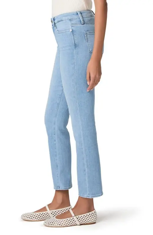Paige Cindy High-waist Straight Leg Ankle Jeans - Santorini Sky