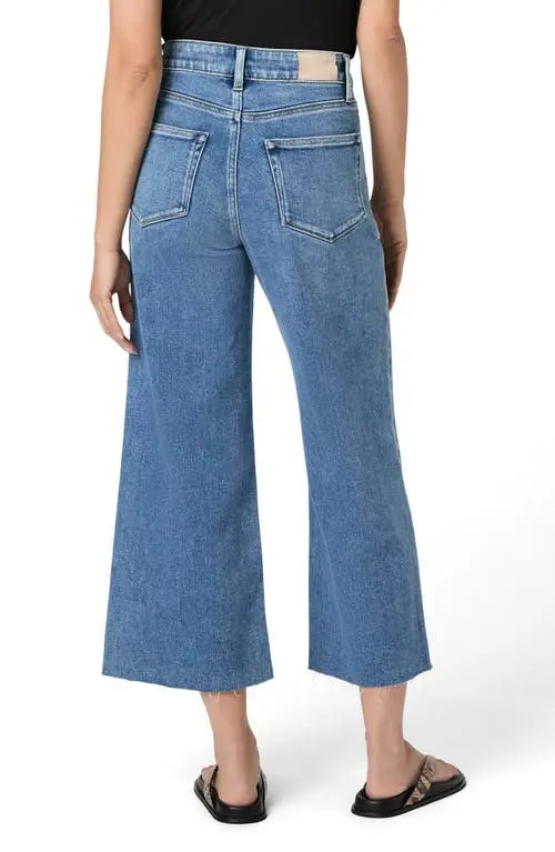 Paige Anessa Crop Wide-leg Jeans