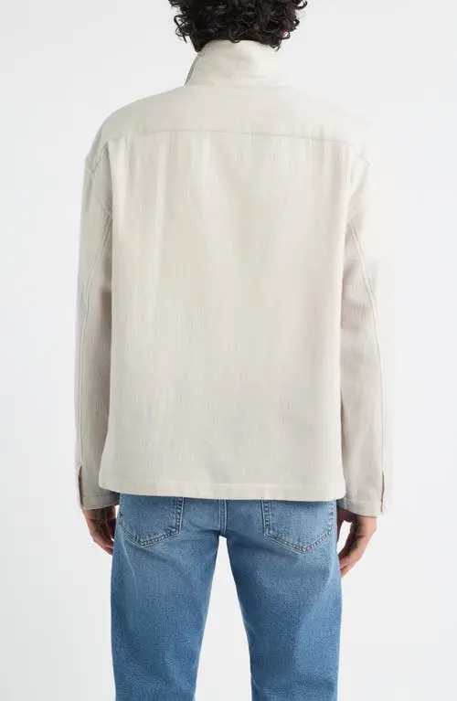 FRAME Half Zip Wool Overshirt
