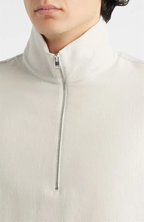 FRAME Half Zip Wool Overshirt
