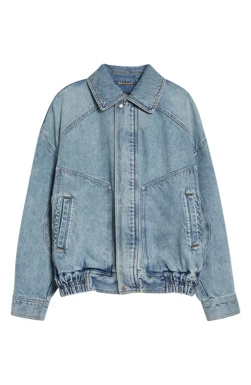 Saint Laurent Oversize Denim Jacket - South Blue