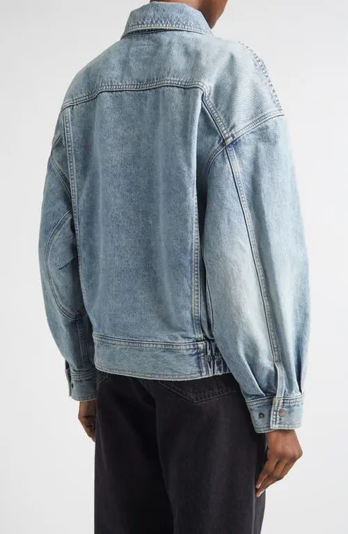 Saint Laurent Oversize Denim Jacket - South Blue