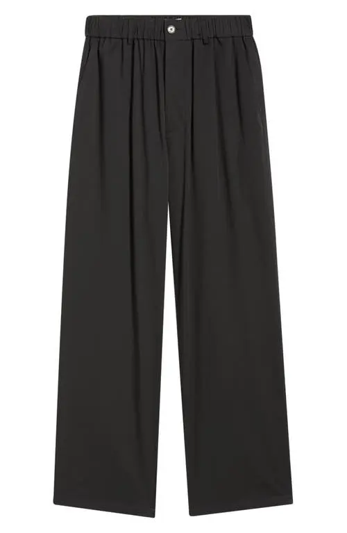 FRAME Relaxed Cotton Pants - Washed Black
