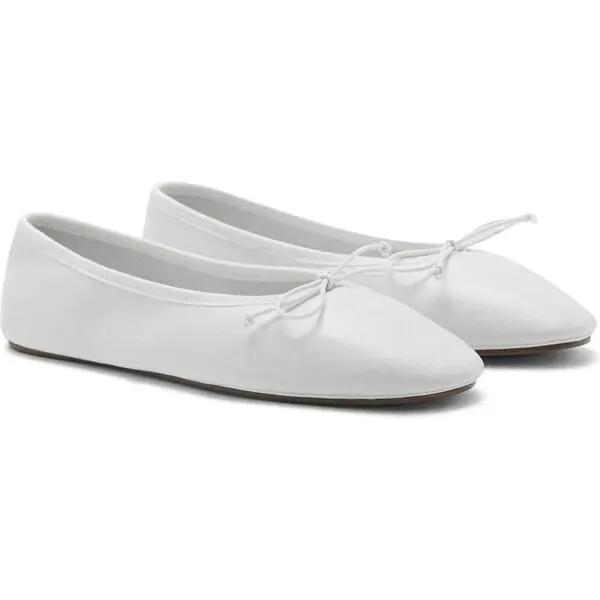 Mango Ballet Flat - White