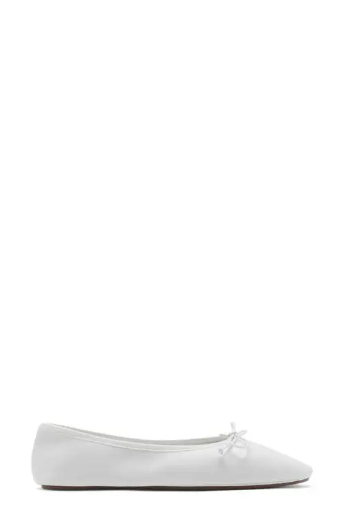 Mango Ballet Flat - White