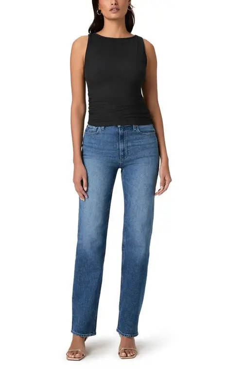 Paige Stevie High-waist Straight-leg Jeans