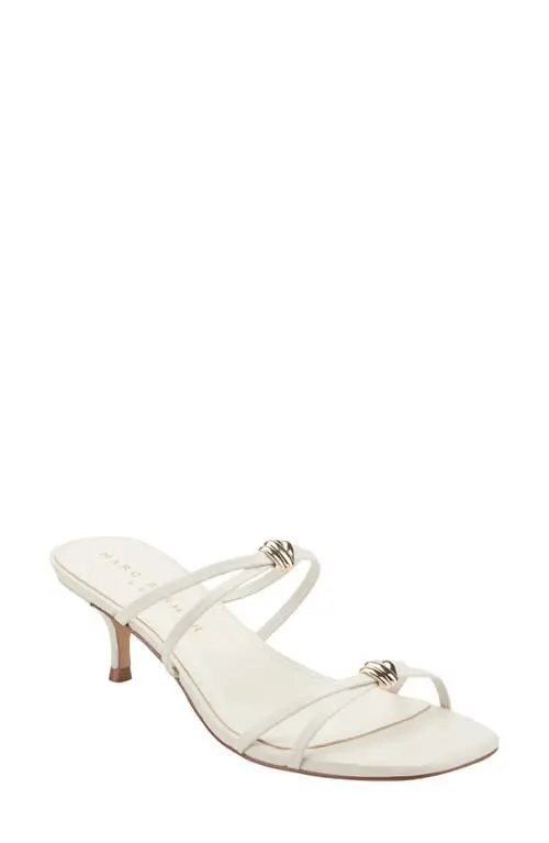 Marc Fisher Baizel Strappy Slide Sandal - Ivory
