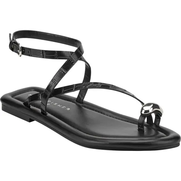 Marc Fisher Gynnie Strappy Sandal - Black