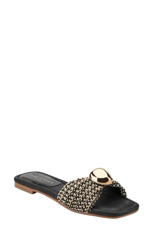 Marc Fisher Nalena Slide Sandal - Black Multi