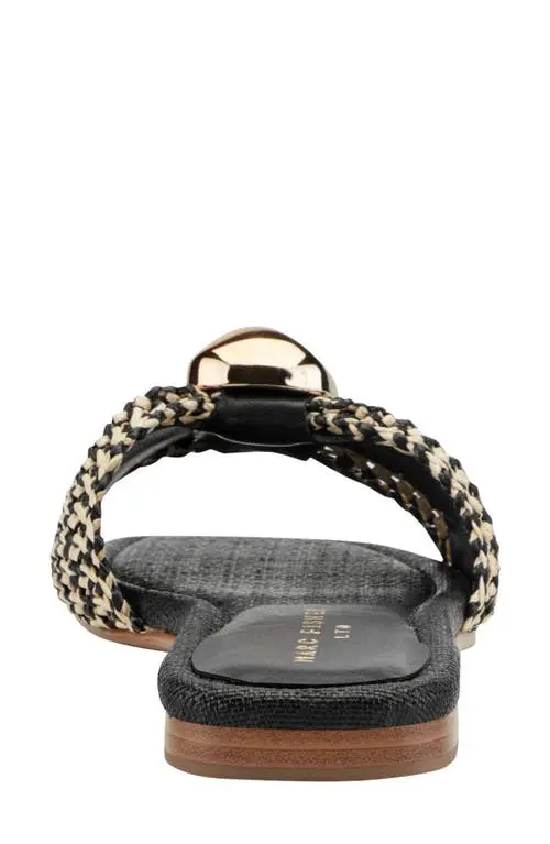Marc Fisher Nalena Slide Sandal - Black Multi