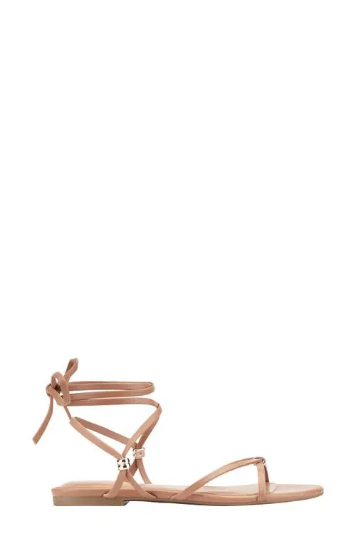 Marc Fisher Este Ankle Wrap Sandal - Medium Natural