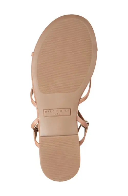 Marc Fisher Este Ankle Wrap Sandal - Medium Natural