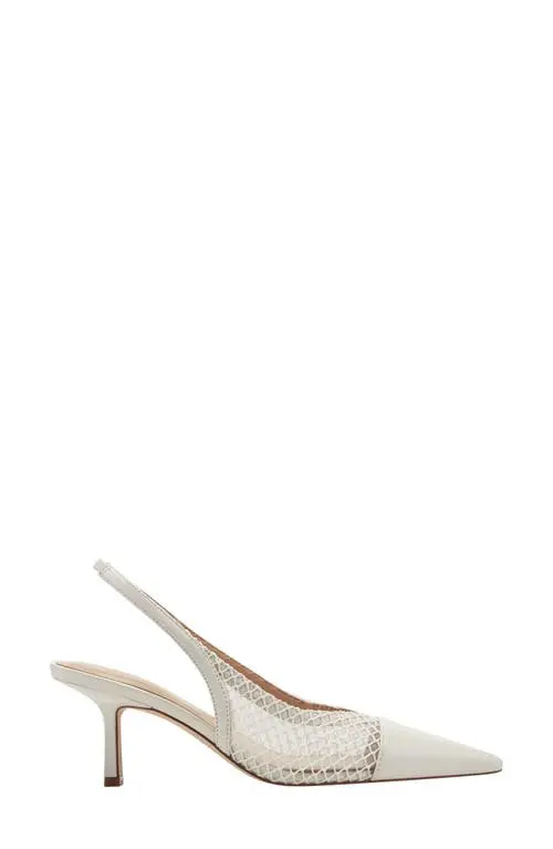 Marc Fisher Gipsi Pointed Toe Slingback Pump - Ivory