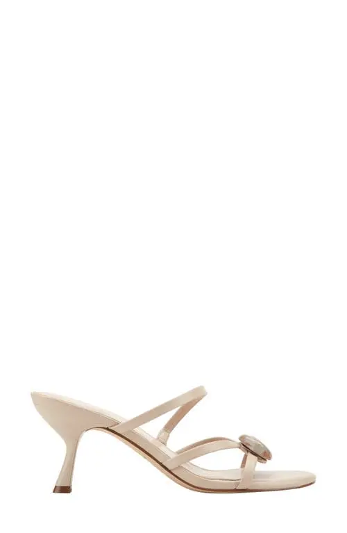 Marc Fisher Natesa Strappy Kitten Heel Sandal - Light Natural